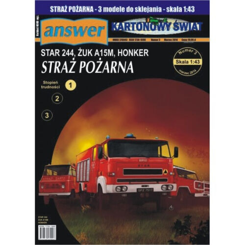 Answer KS-03-2014 Fire Department - Star 244, Żuk A15M, Honker