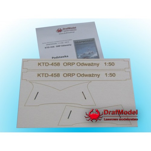 Draf Model 008L-4 KTD-458 ORP Odważny - Podstawka