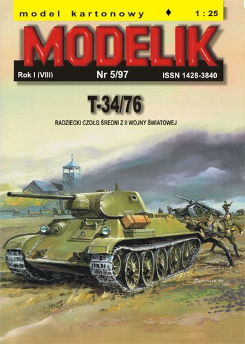 Modelik 05_97 T-34/76 - Radziecki Czołg Średni Z II Wojny Światowej