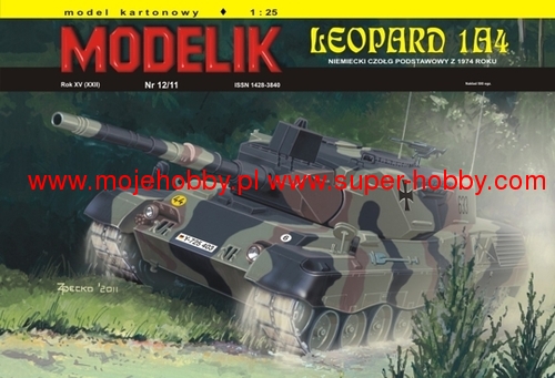 Modelik 12_11 LEOPARD 1A4 - Niemiecki czołg podstawowy z 1974 roku