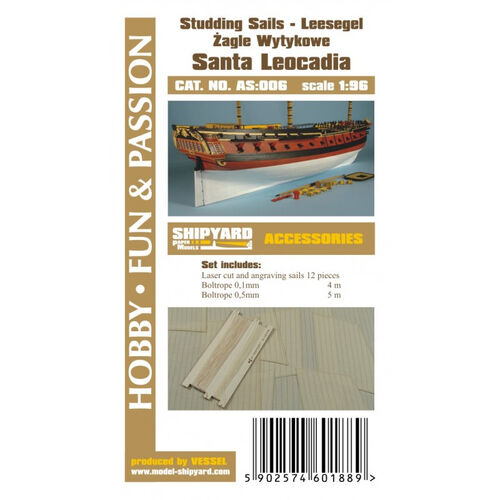 ShipYard AS006 Santa Leocadia - Studding Sails