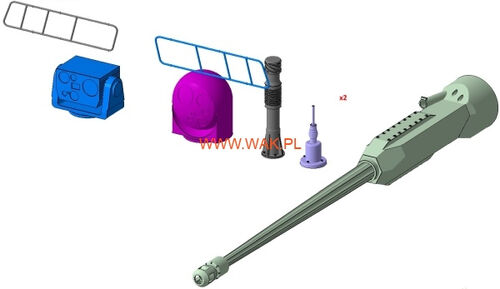 WAK 3D23E2 IFV Borsuk - Resin Parts