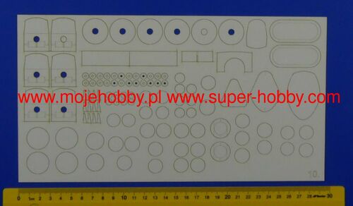 Haliński MM-1-2-2001-ac Bismarck (Laser Cut Frames)