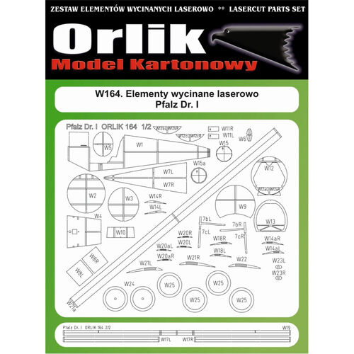 Orlik 164w Pfalz Dr.I - Laser Cutting Frames