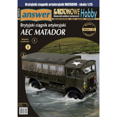 Answer KH-01-2013 AEC Matador - British Artillery Tractor