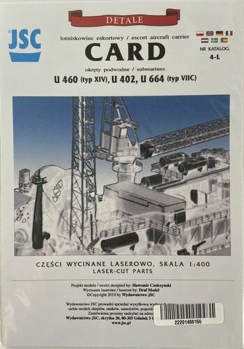 JSC 004-L Detale laserowe do lotniskowca eskortowego CARD