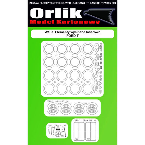 Orlik 183w Elementy Wycinane Laserowo Do Modelu Ford T