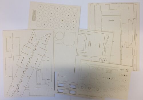 WAK LAS21E2 TMN Kroton - laserowo wycięte części
