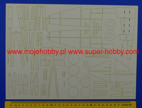 Haliński MM-3-2006-ac Republic P-47D-25 Thunderbolt - American Fighter (Laser Cut Frames)
