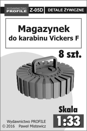 Kartonowa Kolekcja Z-05D Magazynki Vickers (8szt)