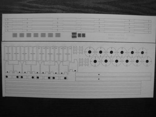 Modelik _AKC_1616W Wręgi do modelu ZASTAL 418V
