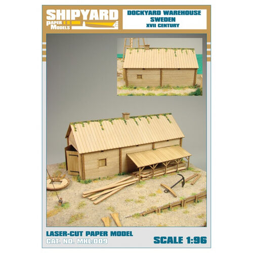 ShipYard MKL009 Dockyard Warehouse, Sweden XVII Century