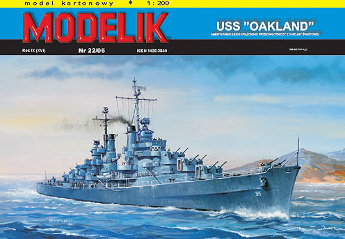 Modelik 22_05 US Light AA cruiser USS OAKLAND