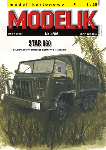 Modelik 04_06 Star 660 Polish off-road truck from 1958/66