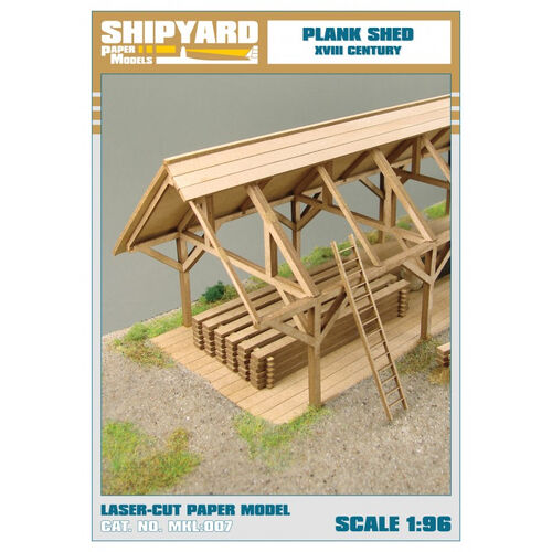 ShipYard MKL007 Plank Shed XVIII Century