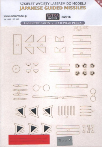 Extra Model 007-SZK Japanese Guided Missiles