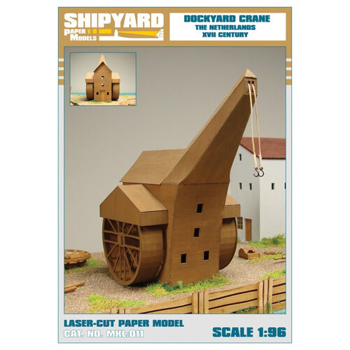 ShipYard MKL011 Dockyard Crane, The Netherlands XVII Century