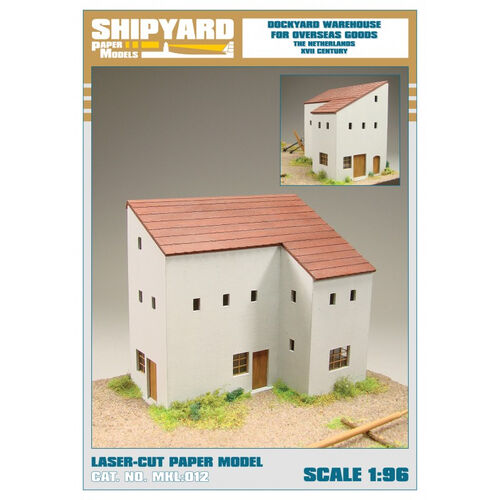 ShipYard MKL012 Dockyard Warehouse For Overseas Goods, The Netherlands XVII Century