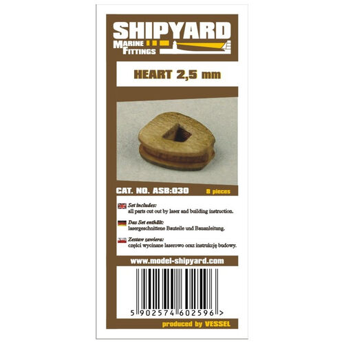 ShipYard ASB030 Hearts 2,5mm