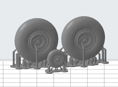 Answer MMM-05-2025-KOL Messerschmitt Bf-110F-2 - Wheels