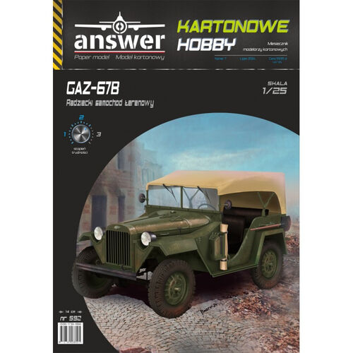 Answer KH-07-2024 GAZ-67B - Soviet Off-Road Vehicle