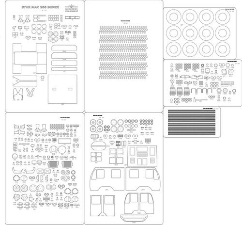 Answer ANG-280-SZK Star MAN 266 Bonex - Laser Cut Frames, Details