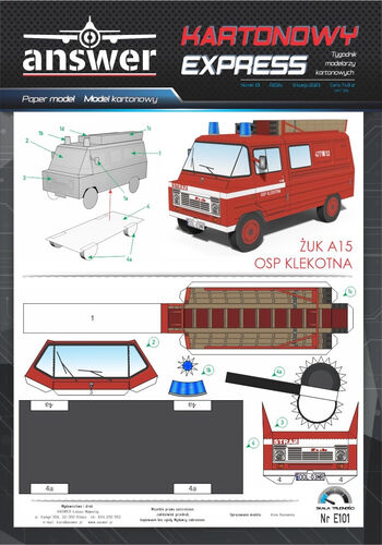 Answer KE-E101 Żuk A15 OSP Klekotna