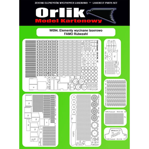 Orlik 094w Famo Rubezahl - Laser Cutting Frames And Caterpillars