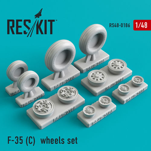 DISCONTINUED RES/KIT 48-0186 F-35 (C) wheels set