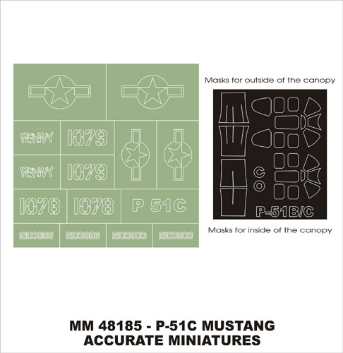 Montex MM48185 P-51C Accurate Miniatures 3419