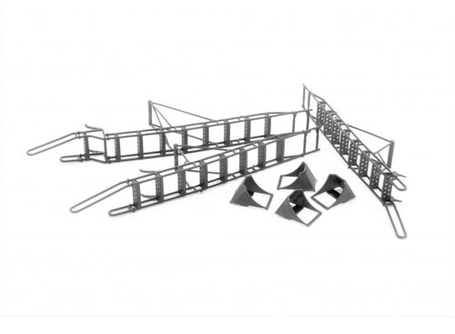 LP Models LP72040 Su-27UB ladder (late) + chocks + service ladd.