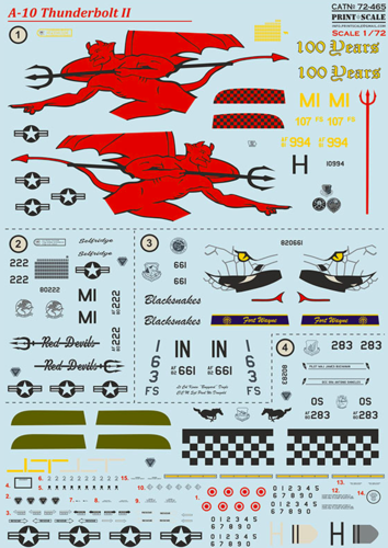 Print Scale 72-465 A-10 Thunderbolt II Part 3