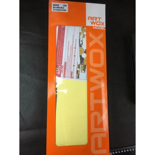 Artwox AM30006 USS Iowa (BB-61) Deck Masking Sheet (for Trumpeter 03706 kit)