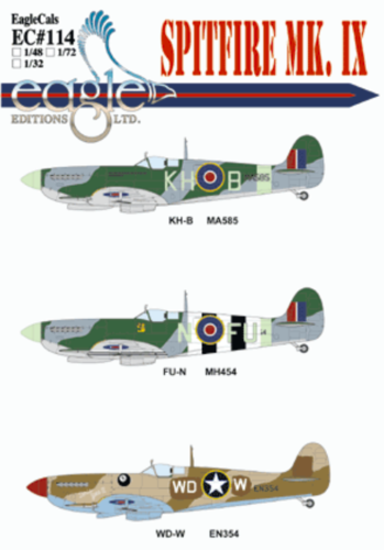 Eagle Editions D114-72 Spitfire Mk. IX