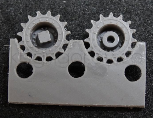 OKB Grigorov S72498 Sprockets for Akatsiya, Krug, Tyulpan and Giatsint-S, type 1