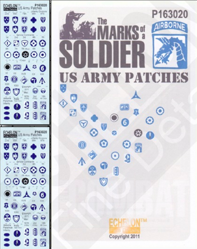 Echelon Fine Details P163020 US Army Patches