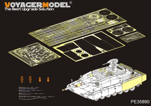 VoyagerModel.Co.Ltd PE35890 Modern German Leopard2A4 Revolution 1 MBT Basic