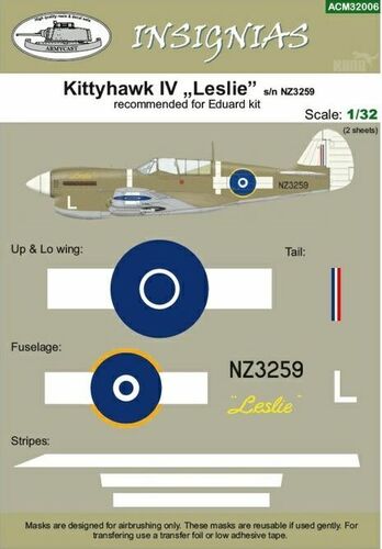 Armycast ACM32006 Kittyhawk IV "Leslie"