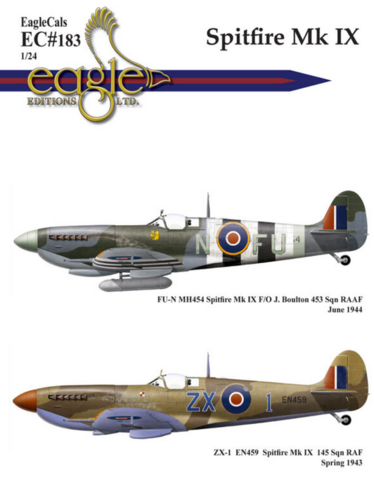 Eagle Editions D183-24 Spitfire Mk IX