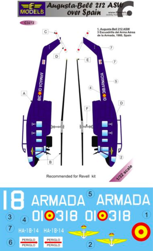LF Models C3272 Aug.-Bell 212ASW Spain