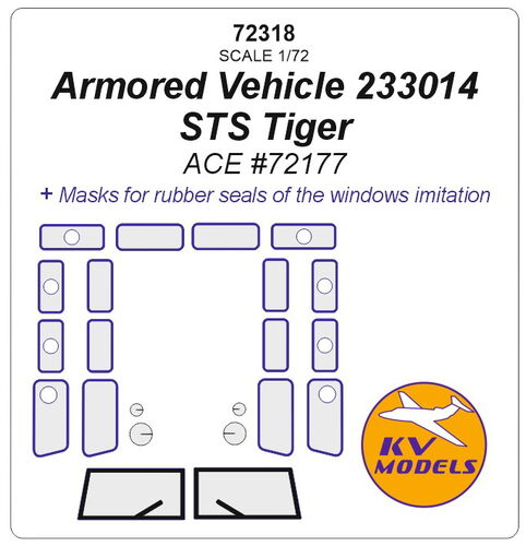 KV Models 72318 Armored Vehicle 233014 STS Tiger (ACE #72177)