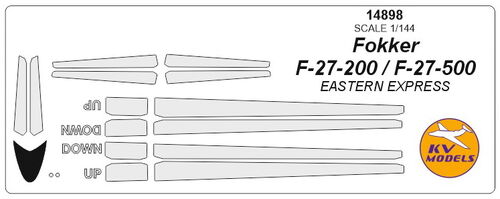 KV Models 14898 Fokker F-27-200 / F-27-500 (EASTERN EXPRESS)