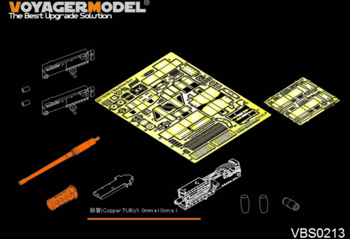 VoyagerModel.Co.Ltd VBS0213 Modern Israeli Tiran 5 MBT carried machine gun sets