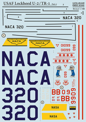 Print Scale 48-248 USAF Lockheed U2/TR-1 - Part 2