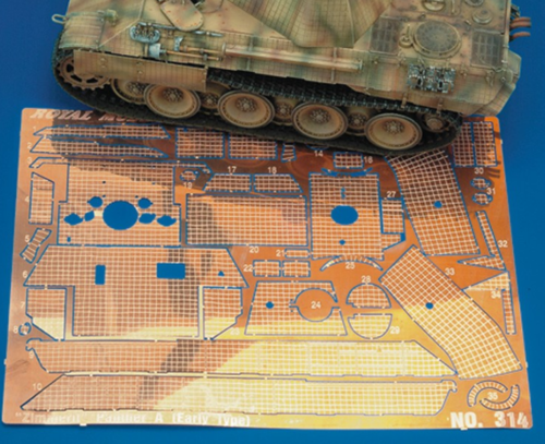 Royal Model di R. Reale 314 Zimmerit Panther A Early Type