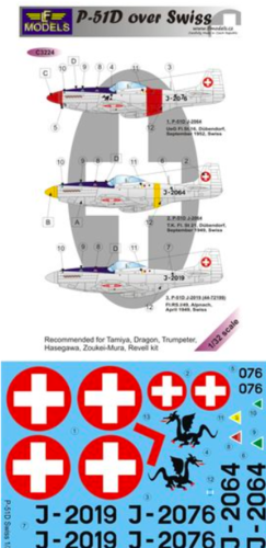LF Models C3224 P-51D over Swiss