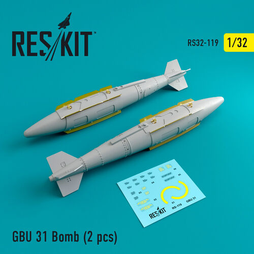 DISCONTINUED RES/KIT 32-0119-OLD GBU 31 Bomb (2 pcs)