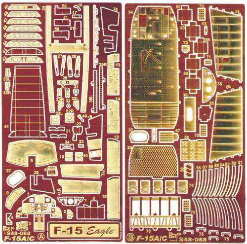 Part S48-068 F-15 A/C (cockpit)-extension version Academy