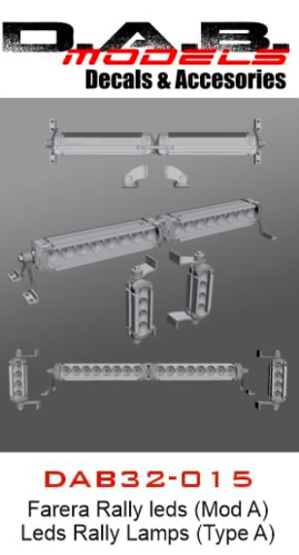 DAB Models 32-015 Leds Rally Lamps A