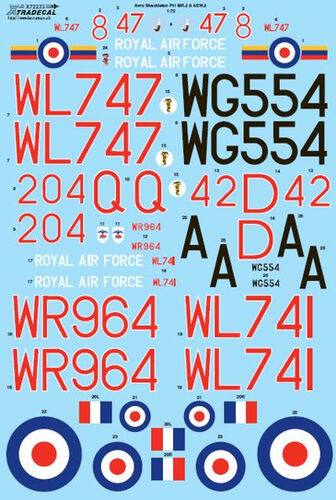 Xtradecal 72235 Avro Shackleton MR.2 / AEW.2 Part 1 (4 schemes)